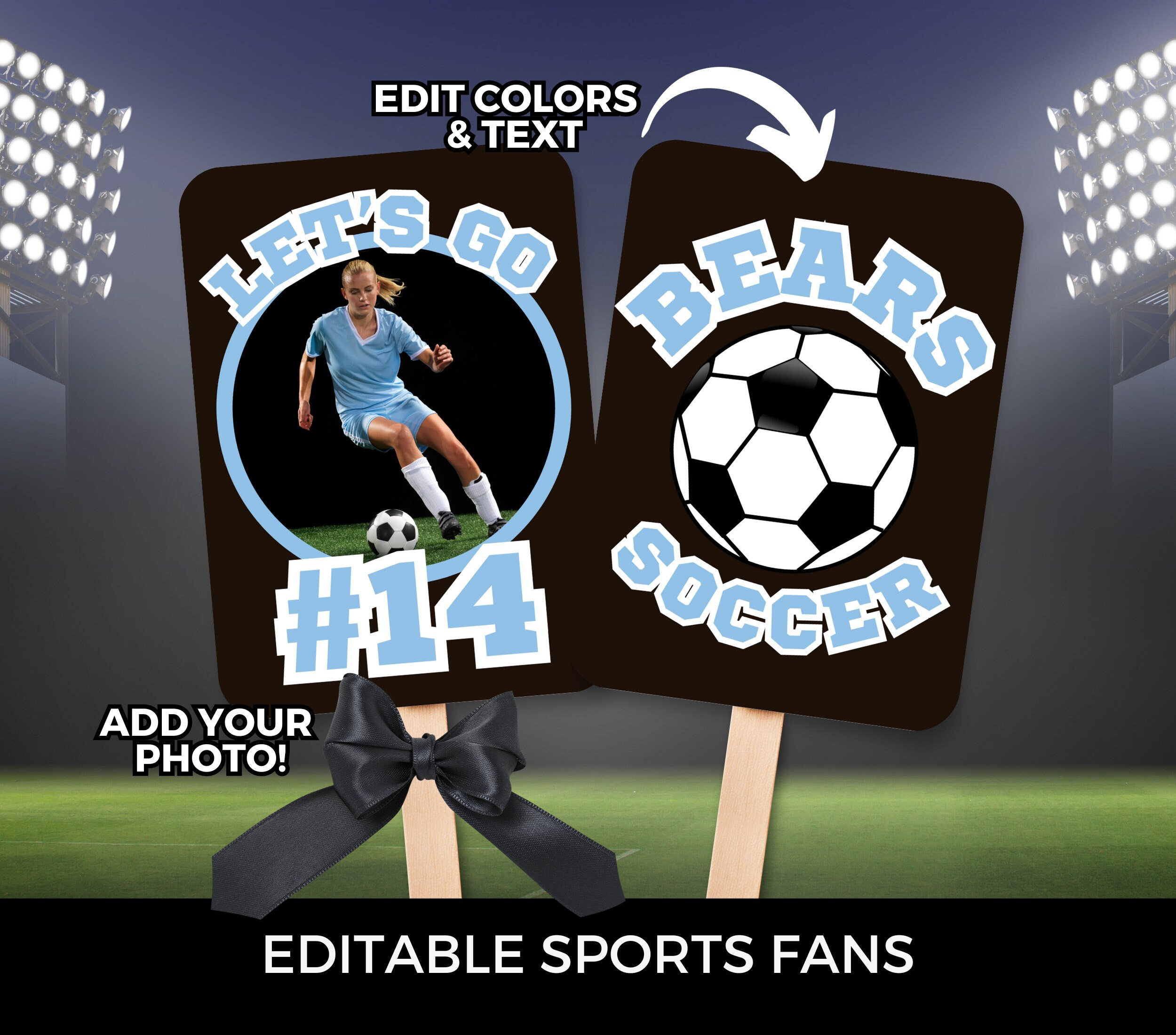 Soccer Poster Canva Template Senior Night Girls Boys Soccer Team ...