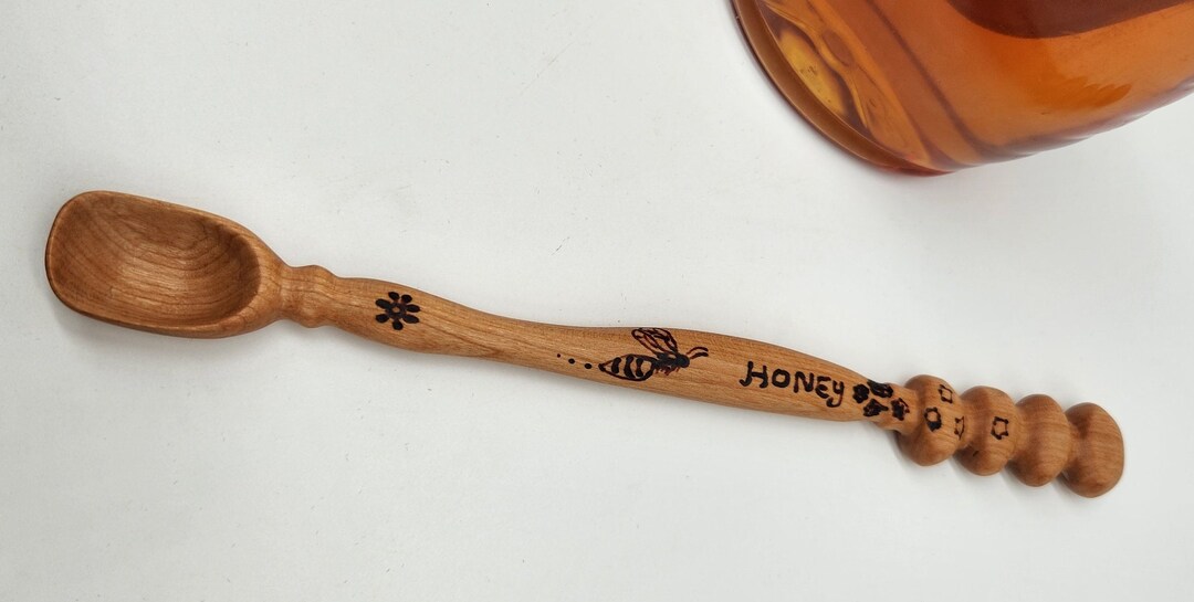 Unique Honey Dipperspoon kitchen Utensil Cherry Honey - Etsy