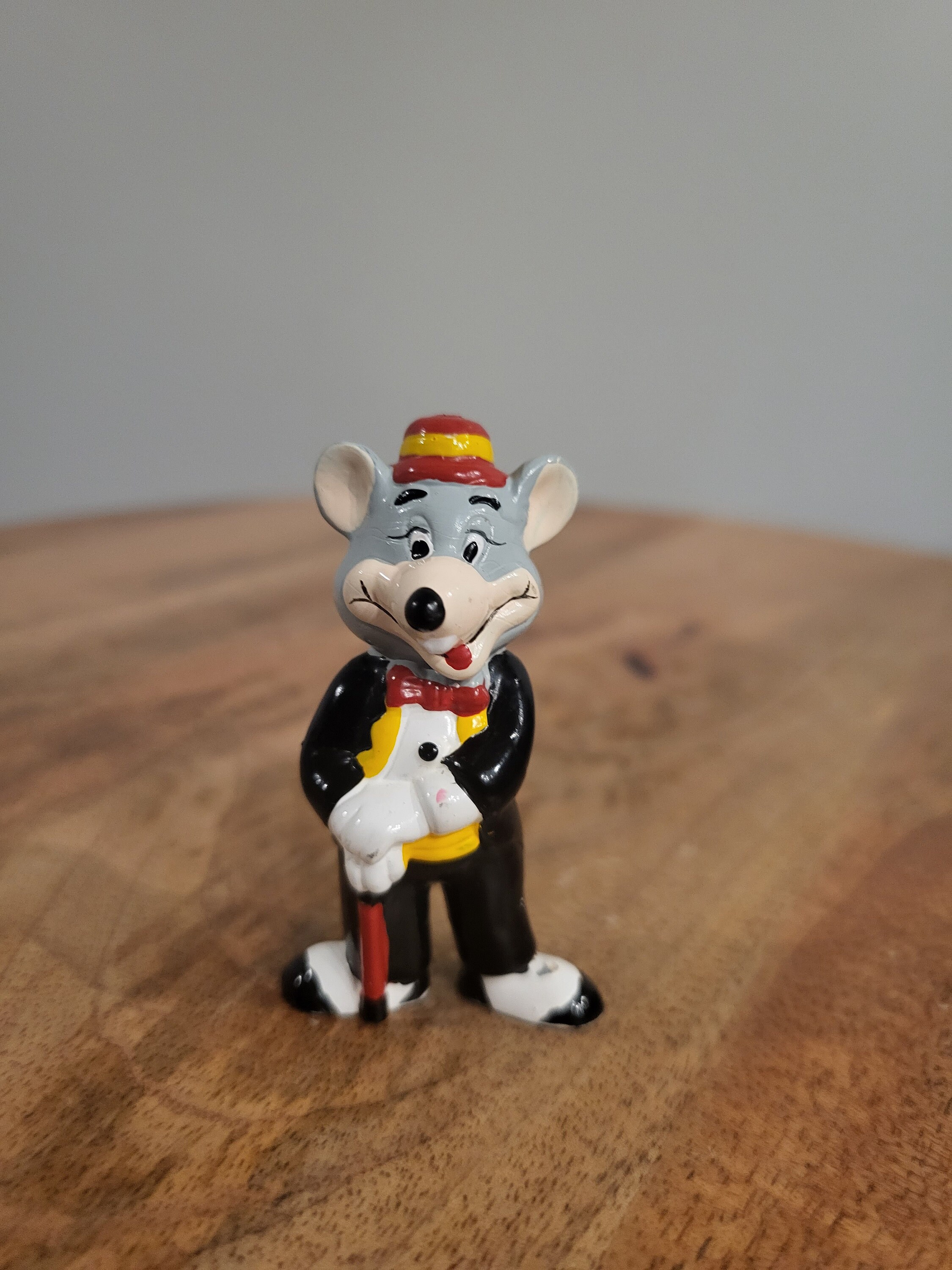 Vintage Chuck E Cheese Pvc Figure Cake Topper Tuxedo 1994 - Etsy