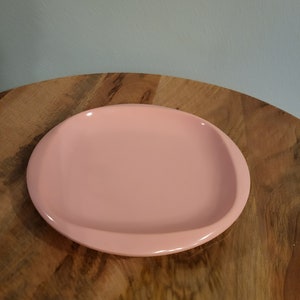 Vintage Boontonware Pink Melmac Melamine Plate - Etsy