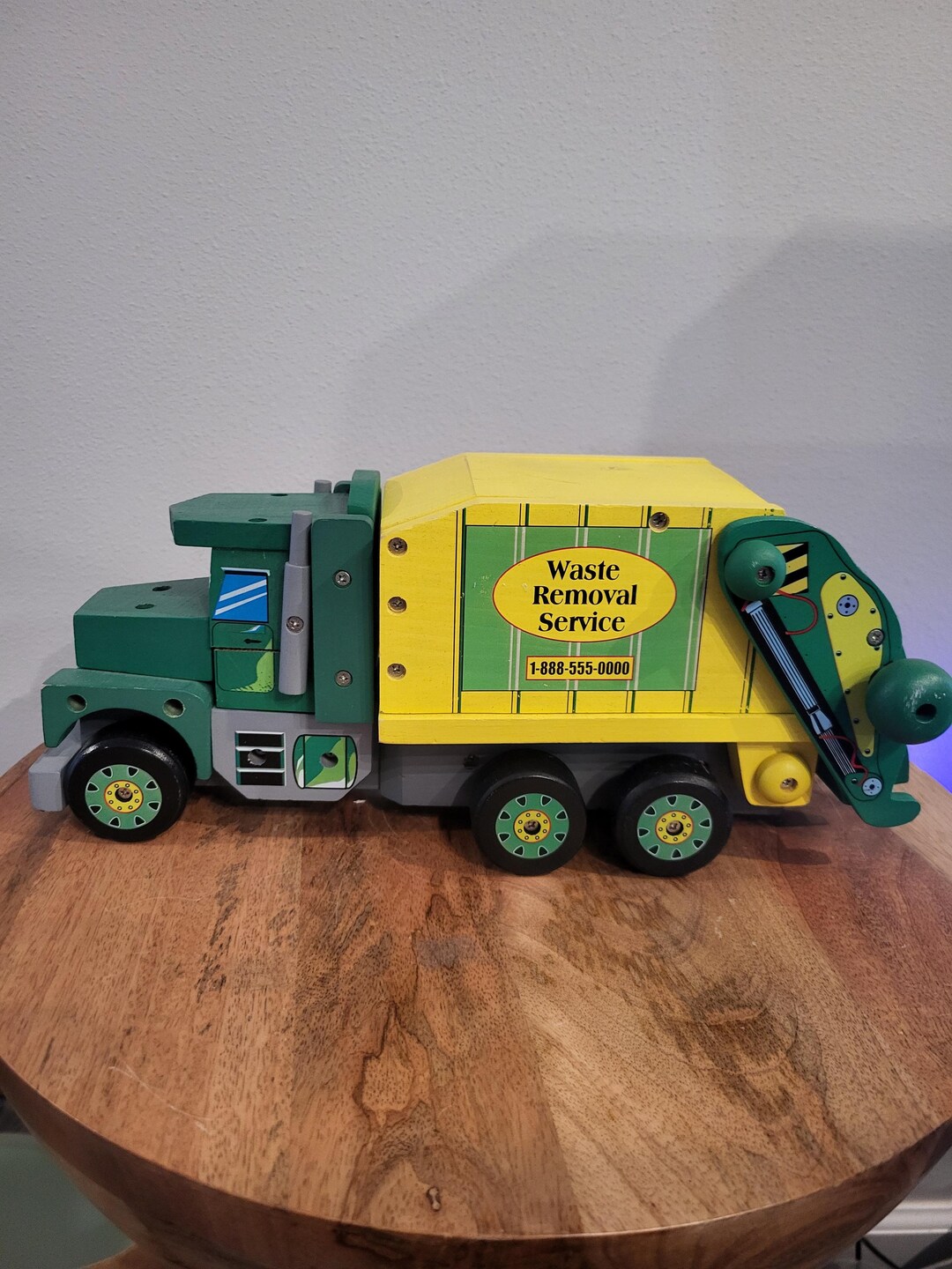 Melissa and Doug Wooden Garbage Truck - Etsy