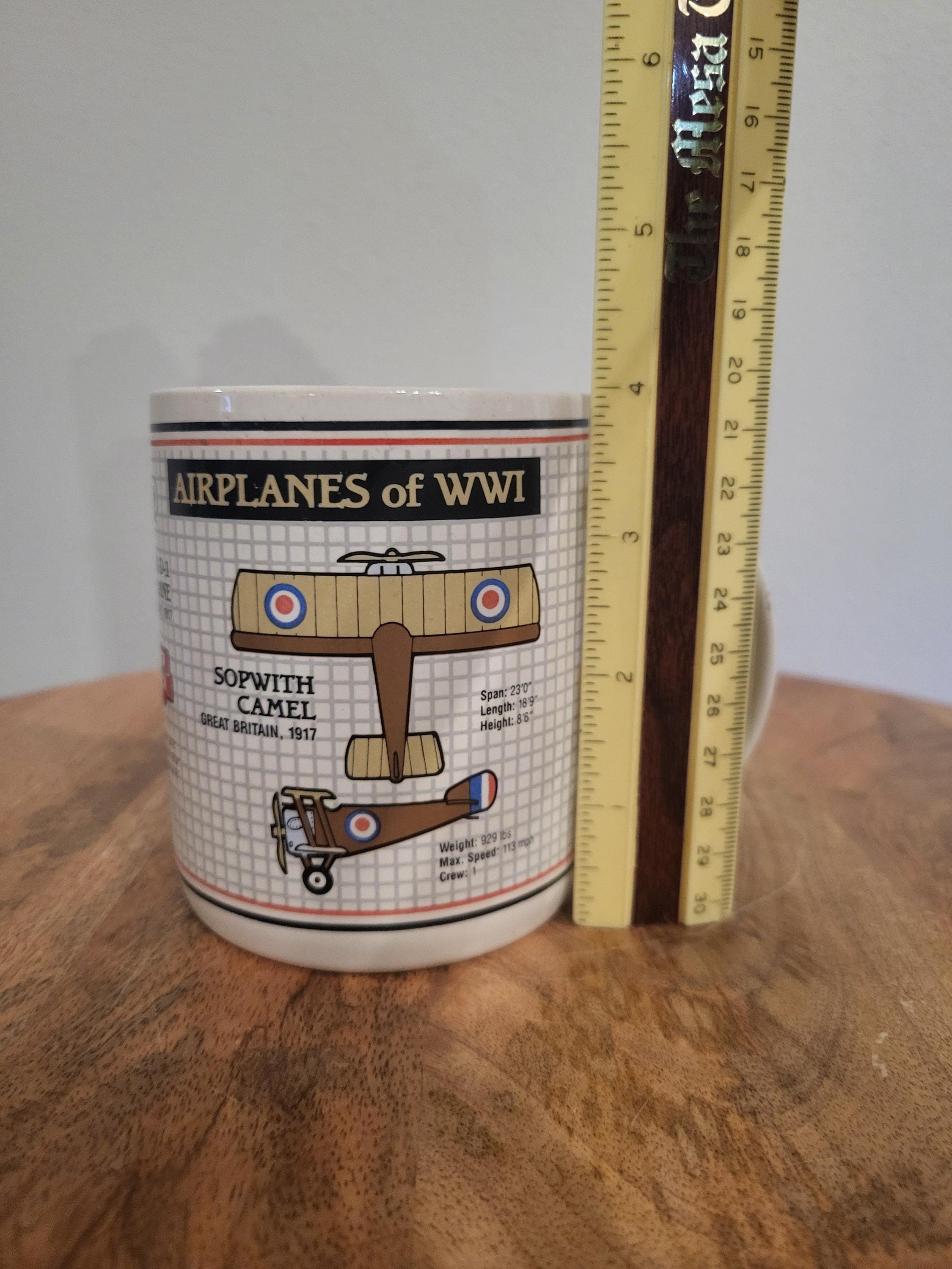 Vintage Airplanes of WWII Fokker D-I Triplane Spad-13 Mug - Etsy