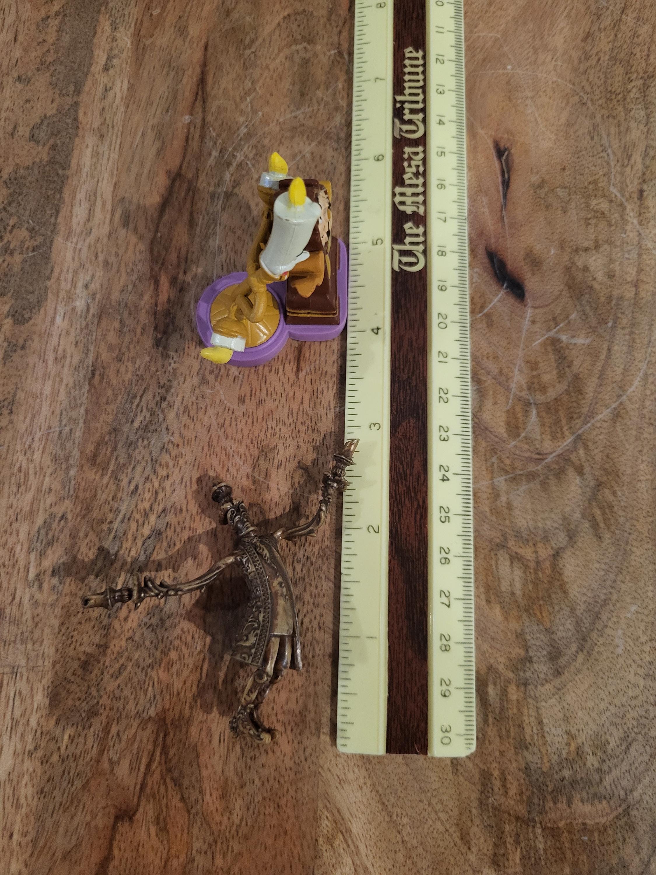 Disney Beauty and the Beast Lumiere/cogsworth Figure Toy X 2 - Etsy