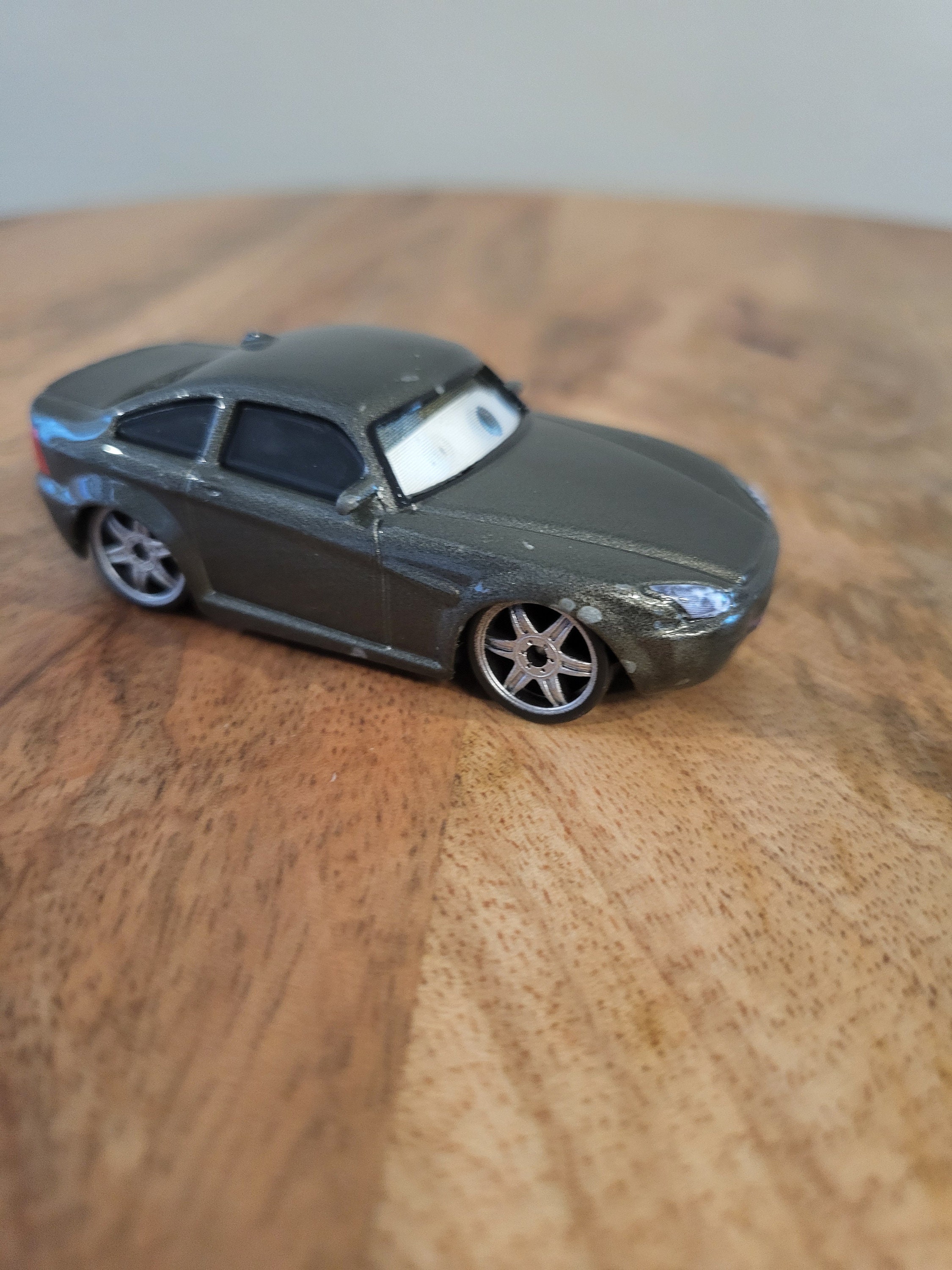 Disney Pixar Cars Grey Diecast Car , Eyes Move - Etsy