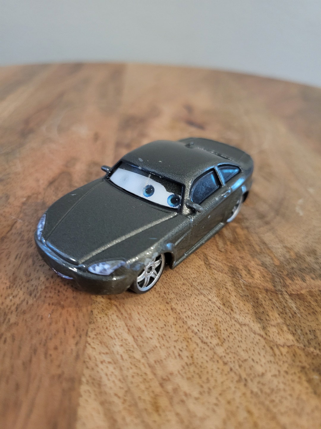 Disney Pixar Cars Grey Diecast Car , Eyes Move - Etsy