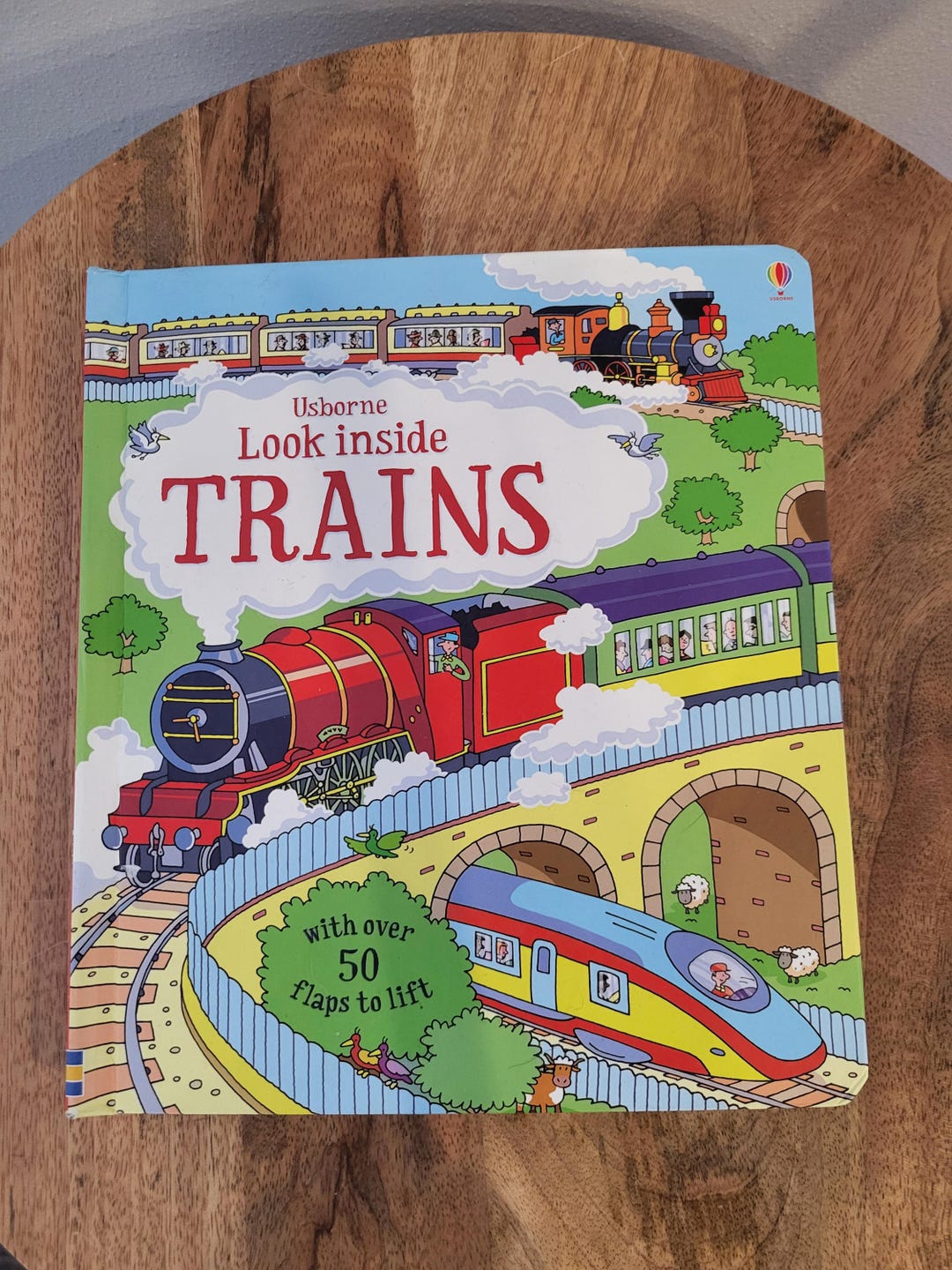 Usborne Book Look Inside Trains Lift the Flap - Etsy