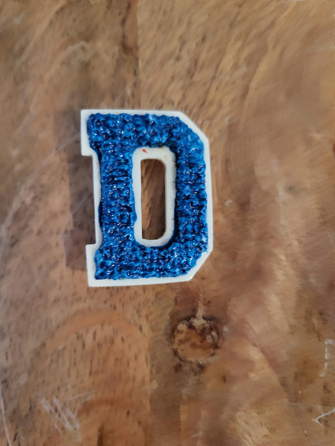 Vintage Letterman Jacket Varsity Patch Design Pin, Letter "d"blue - Etsy
