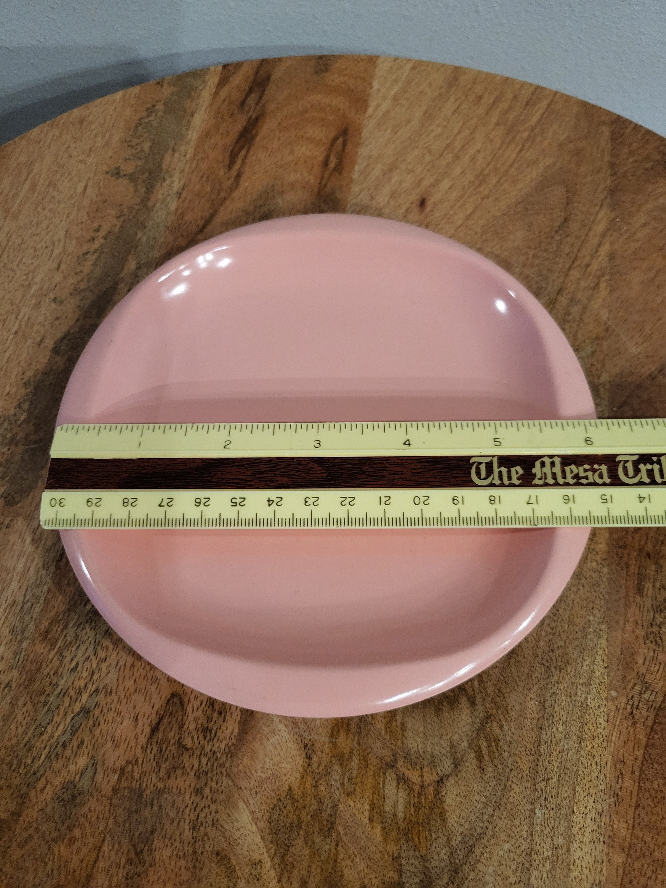 Vintage Boontonware Pink Melmac Melamine Plate - Etsy