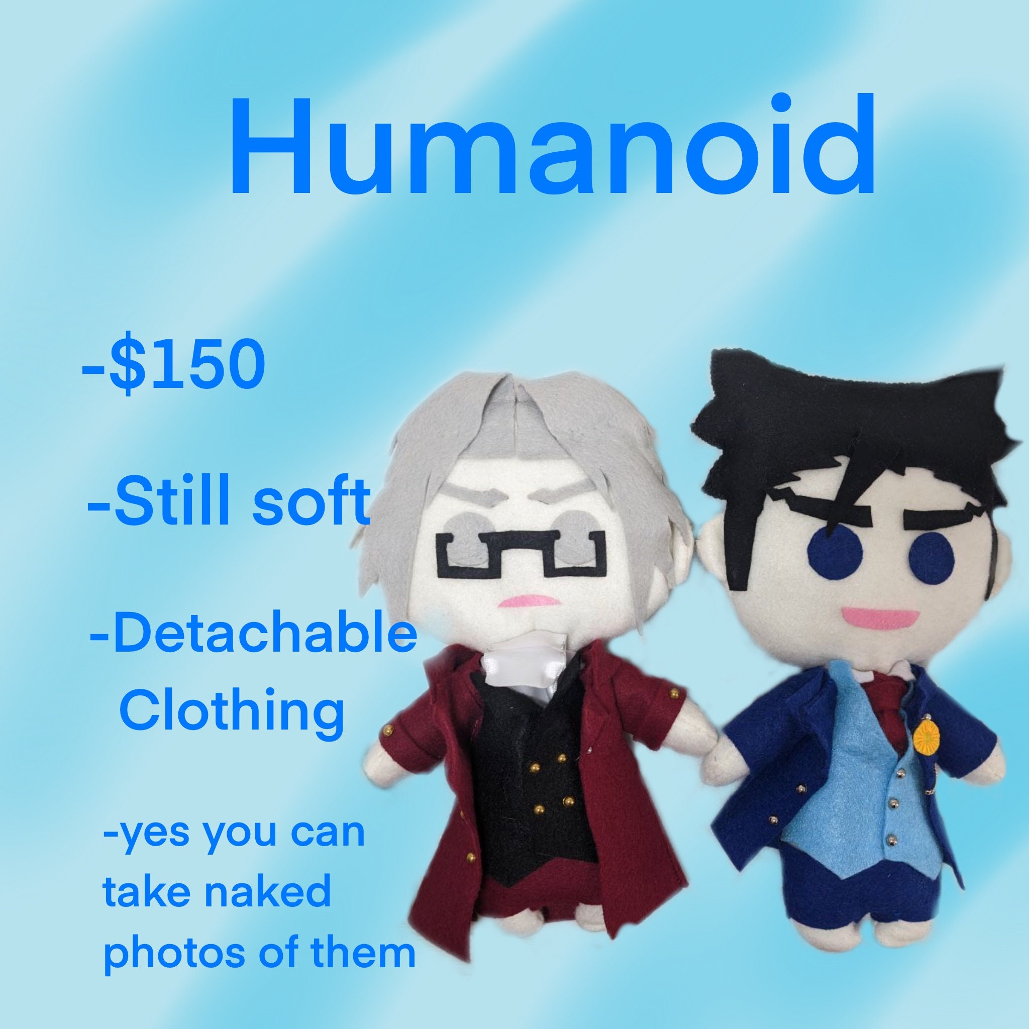 Custom Chibi Plushie With Removable Clothes - Etsy