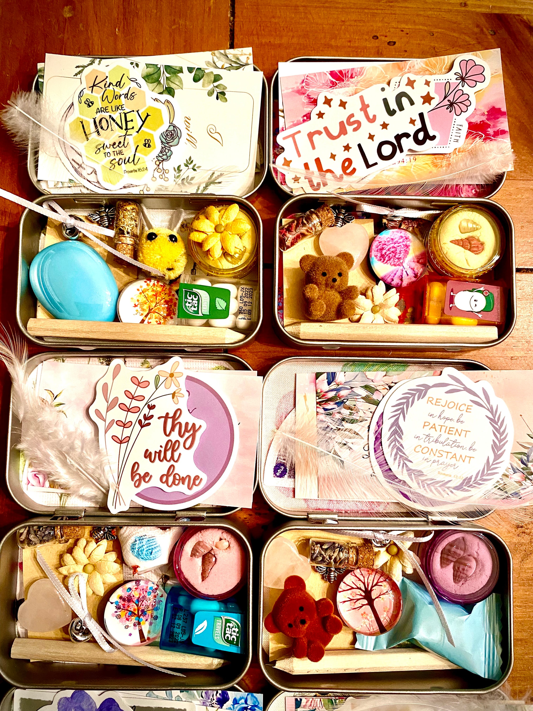 Sensory Prayer Tin, Prayer Box, Prayer Cards, Christian Gifts, Pocket ...