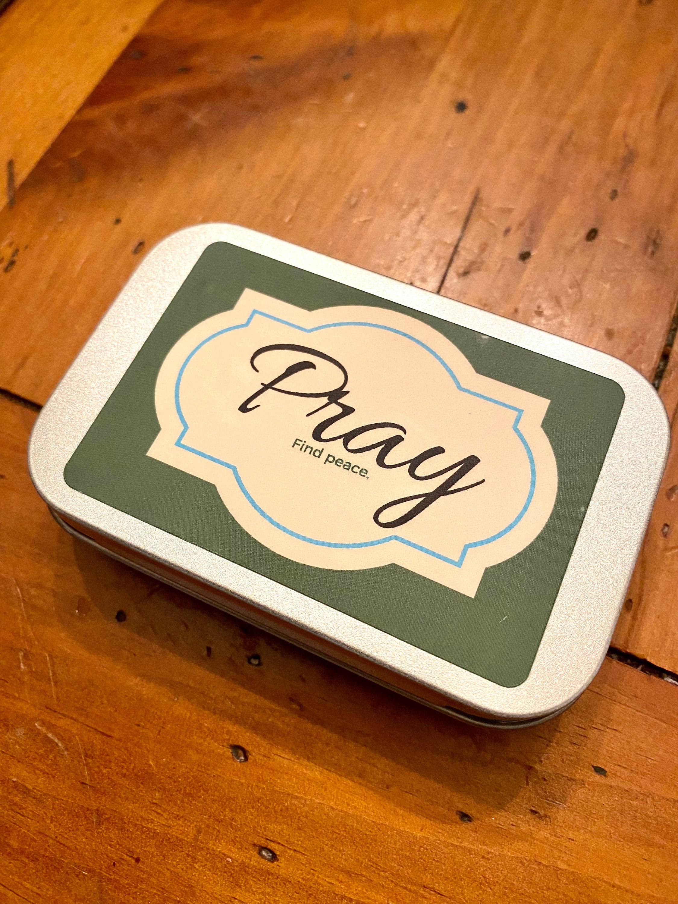 Sensory Prayer Tin, Prayer Box, Prayer Cards, Christian Gifts, Pocket ...