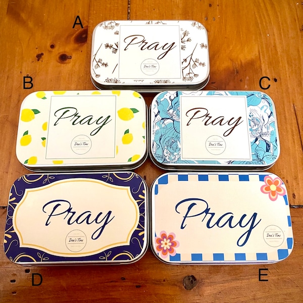 Prayer Box Tin - Etsy