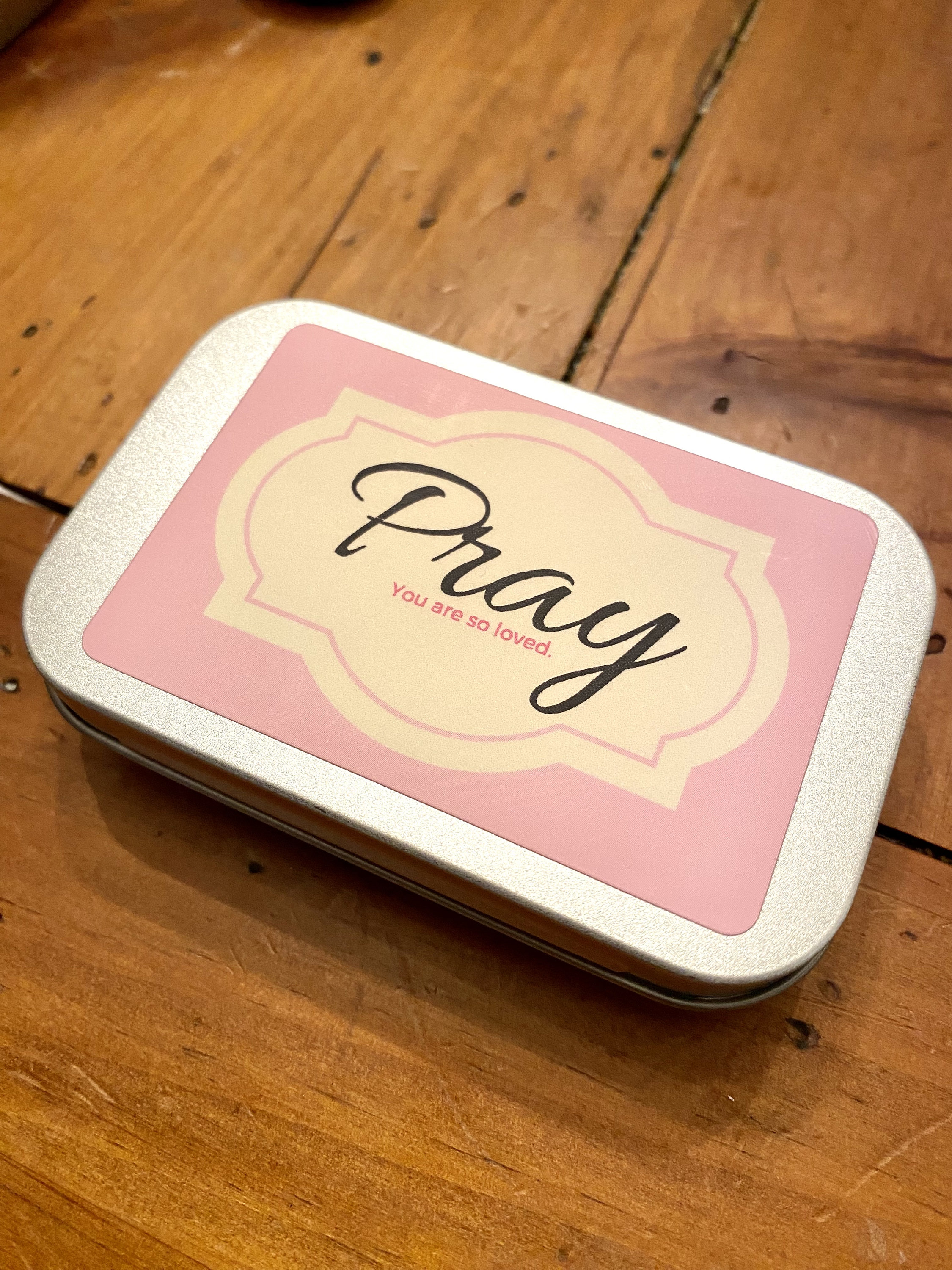 Sensory Prayer Tin, Prayer Box, Prayer Cards, Christian Gifts, Pocket ...