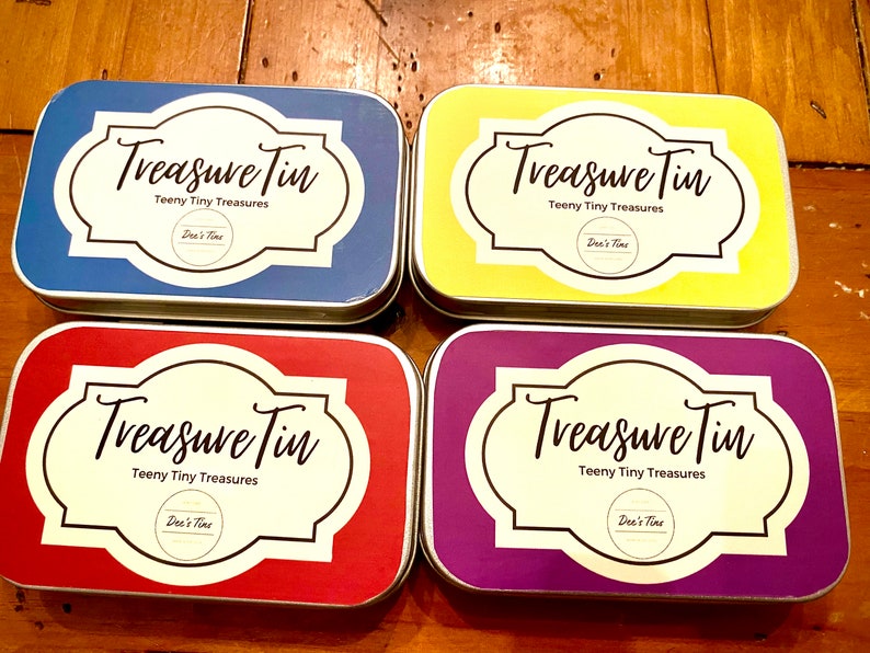 Treasure Tin Stuffed Custom Curated Tin With Trinkets - Etsy