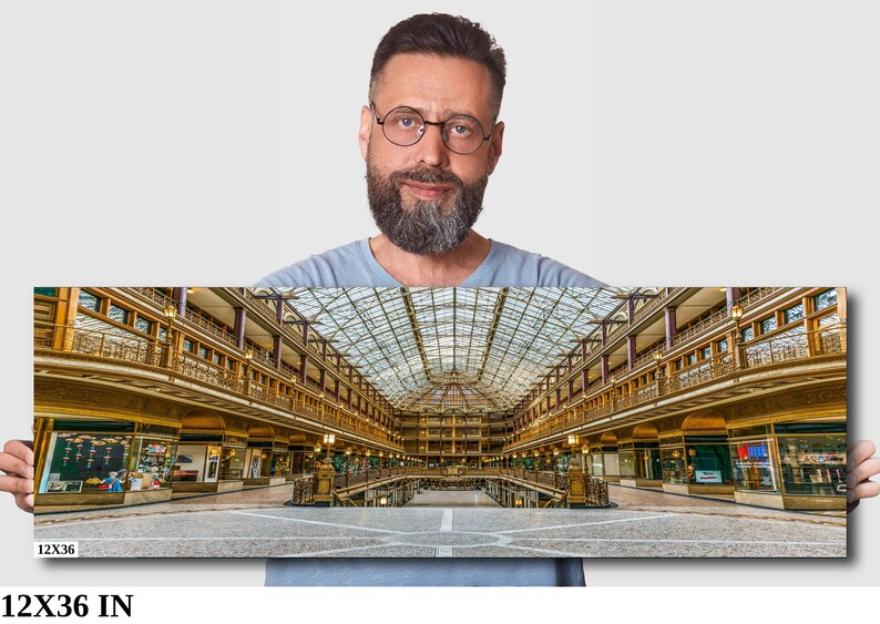 Historic Cleveland Arcade First Indoor Mall, Prints, Canvas, Acrylic ...
