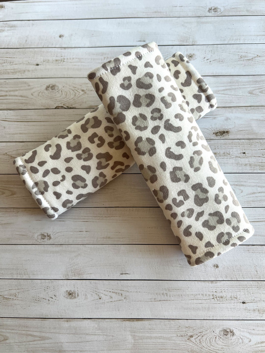 Snow Leopard Car Seat Strap Covers - Etsy