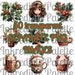 Christmas Clipart 50 Watercolor PNG Graphics, Gingerbread Man, Holly ...