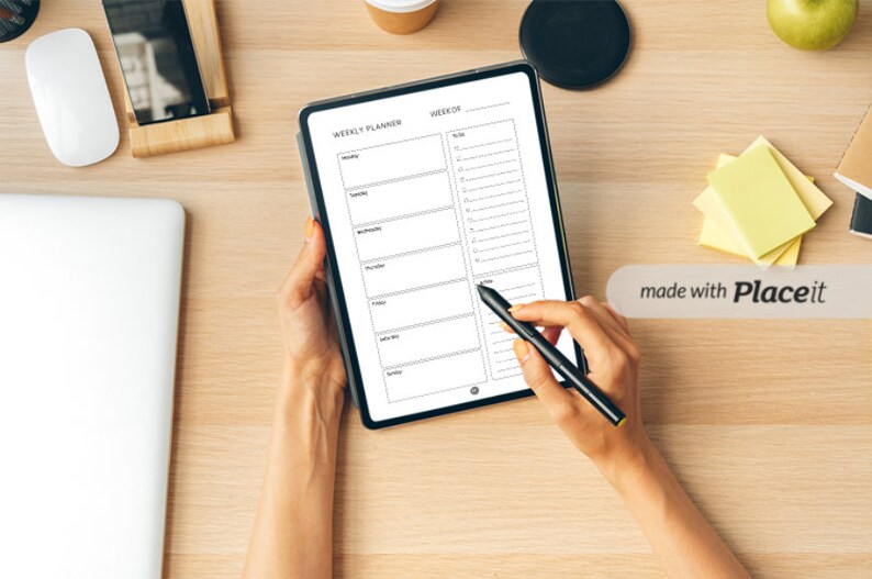 Weekly Planner, Printable to Do List, Digital Planner, Weekly Organizer ...