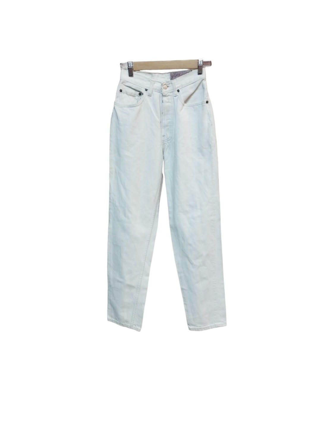 Vintage 1992 Levi's 627 White Jeans Made in USA W26 - Etsy