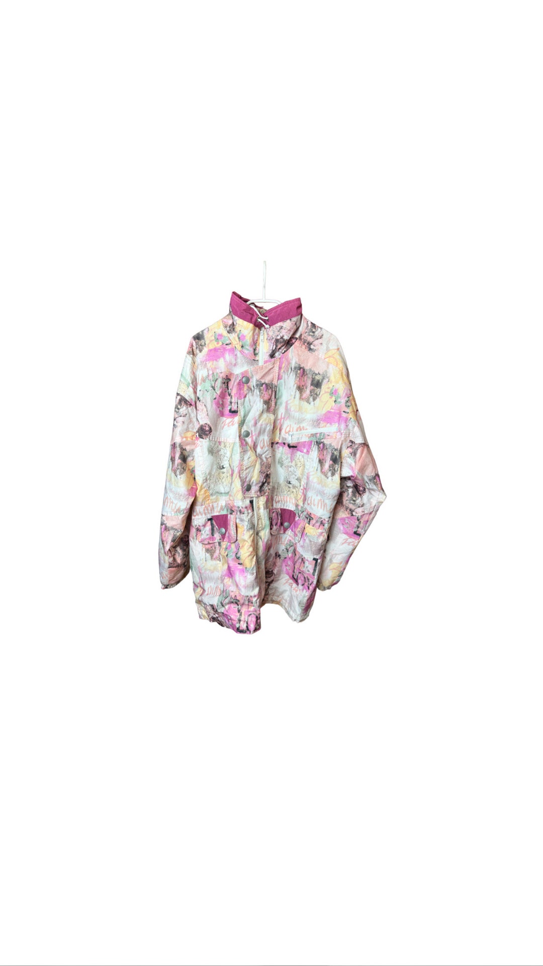 Divine (B099) Vintage Colourful Jacket, Fits +/- XL. - Etsy