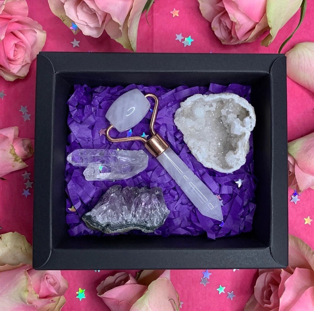 Self Care Calming Gift Box Set Unique Gift Idea Healing Stones Crystals ...