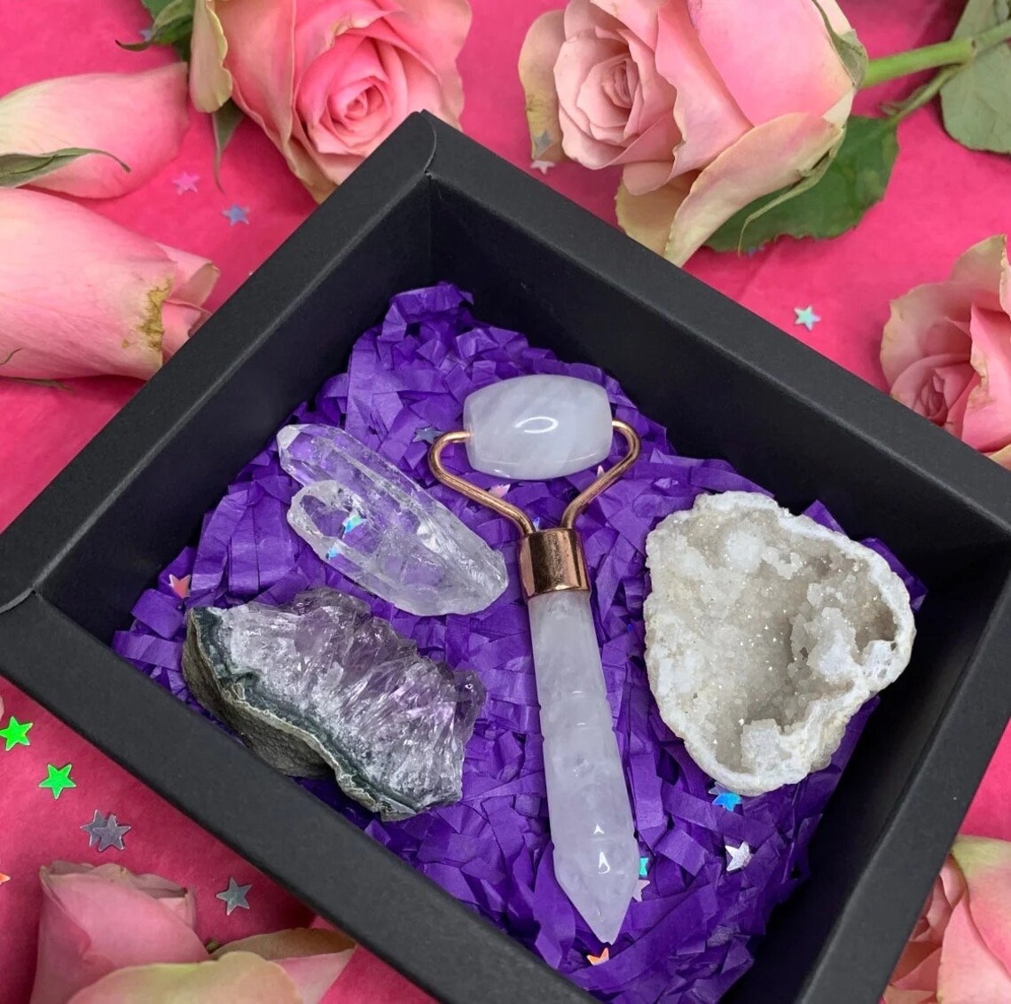 Self Care Calming Gift Box Set Unique Gift Idea Healing Stones Crystals ...
