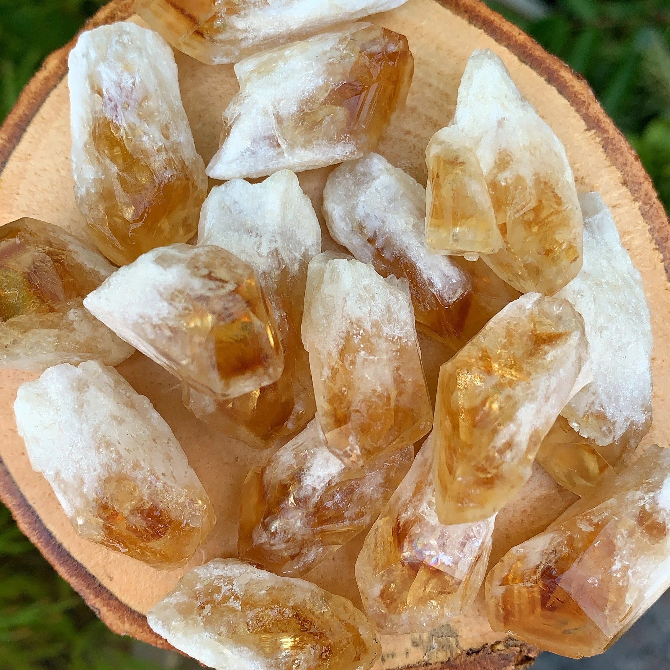 Citrine Crystal Mini Shards Rough Raw Crystals Gemstone Gift Ideas UK ...