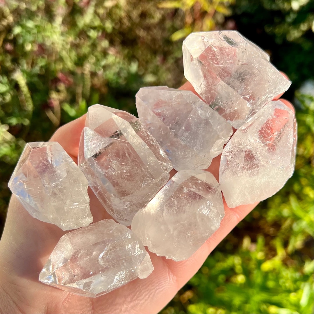 Natural Clear Quartz Large Raw Rough Crystal Points Gemstone Gift ...