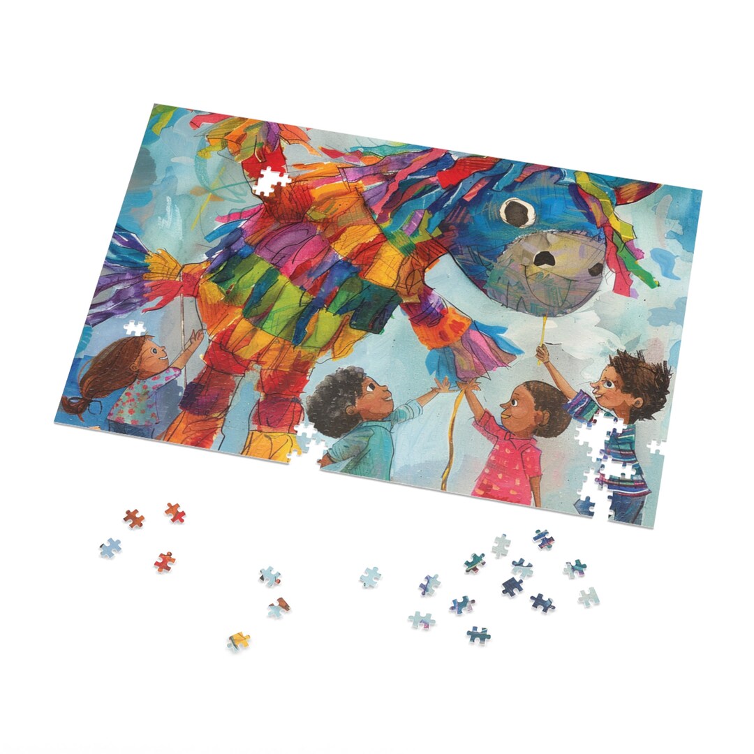 Interactive Children's Pinata Puzzle, Playful Party Game (30, 110, 252 ...