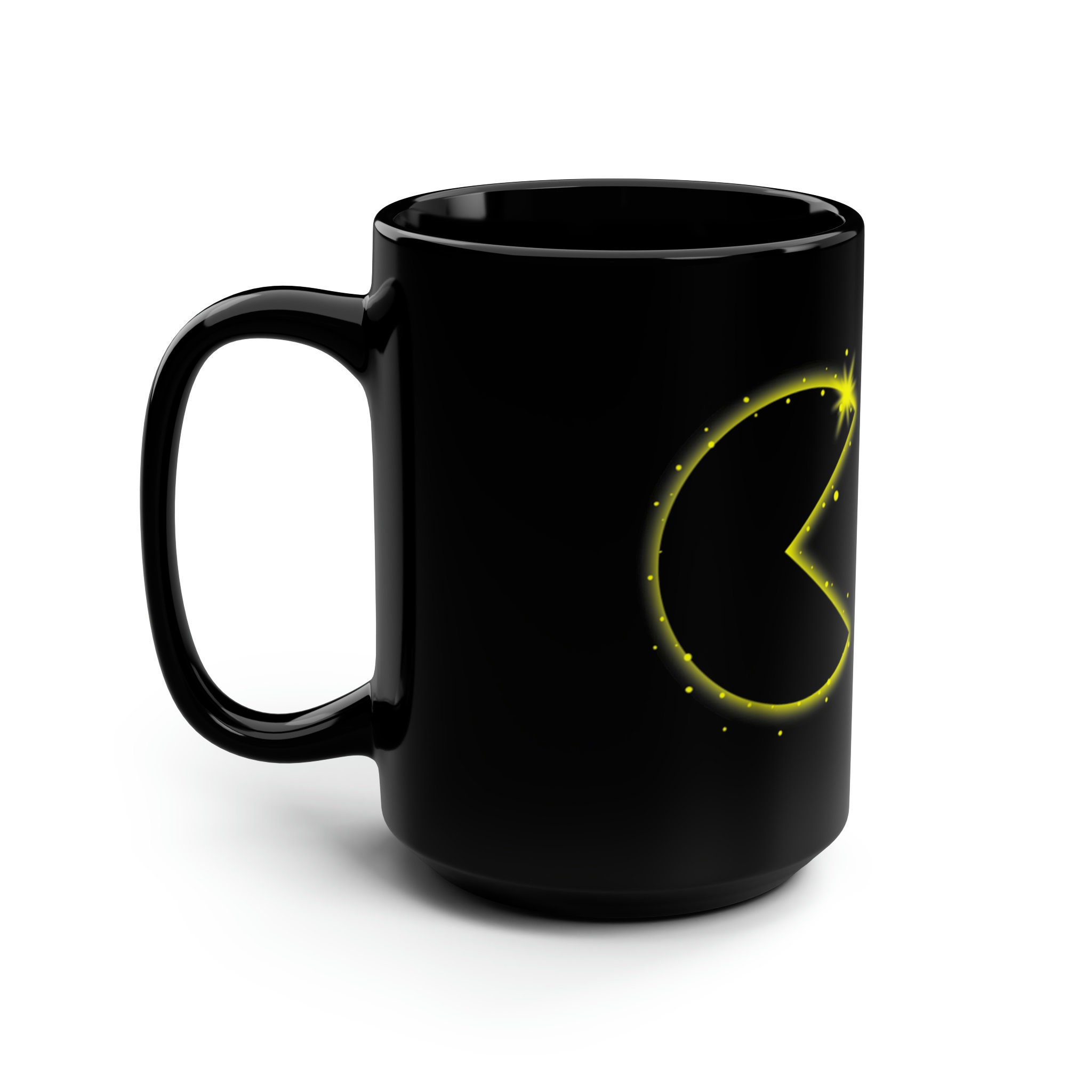 Pacman Sun Eclipse Mug 15 Oz Novelty Coffee Cup for Astronomy ...