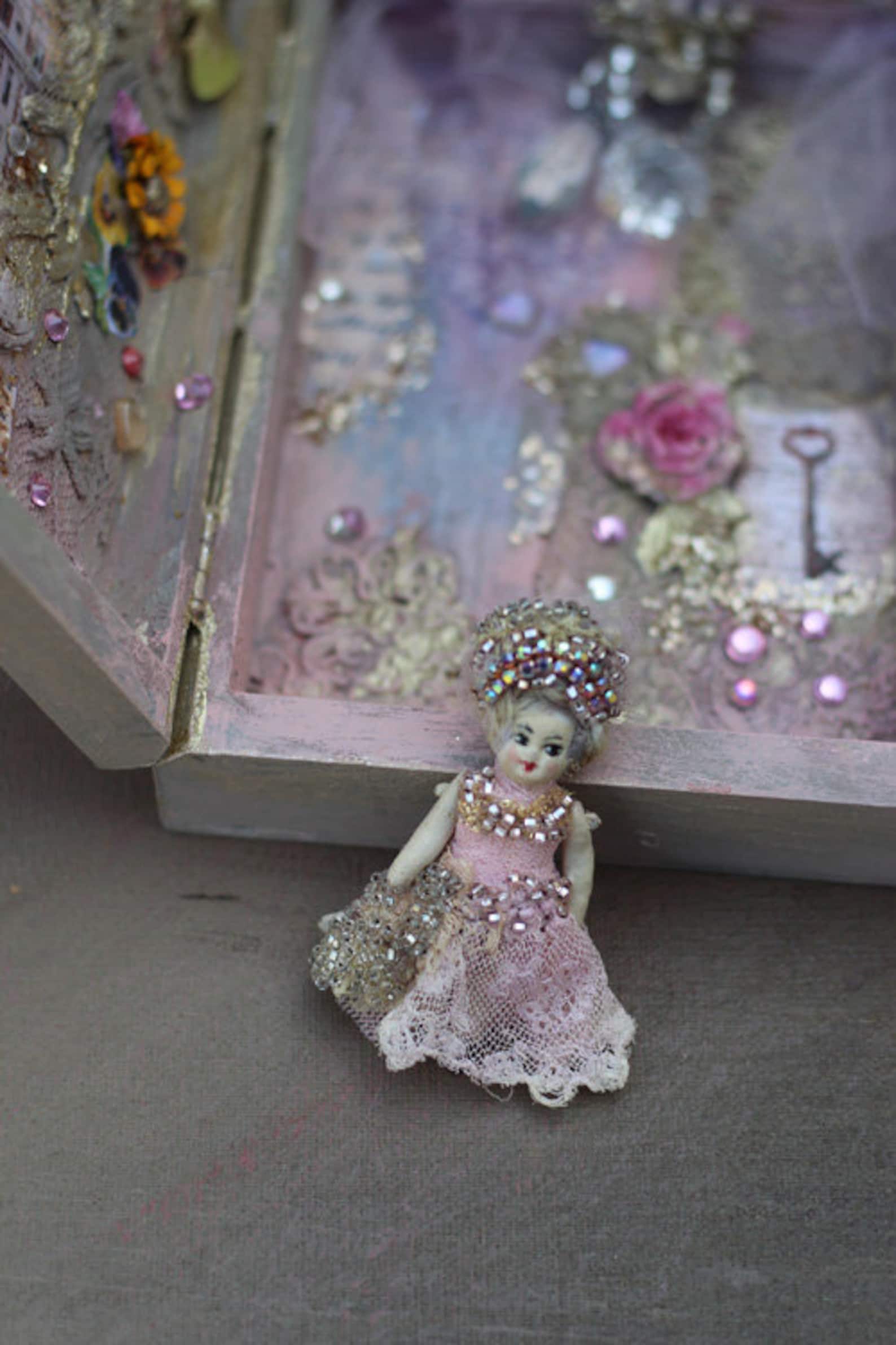Original Art Shadow Box "fairy Boudoir", Victorian Fairytale Inspired ...