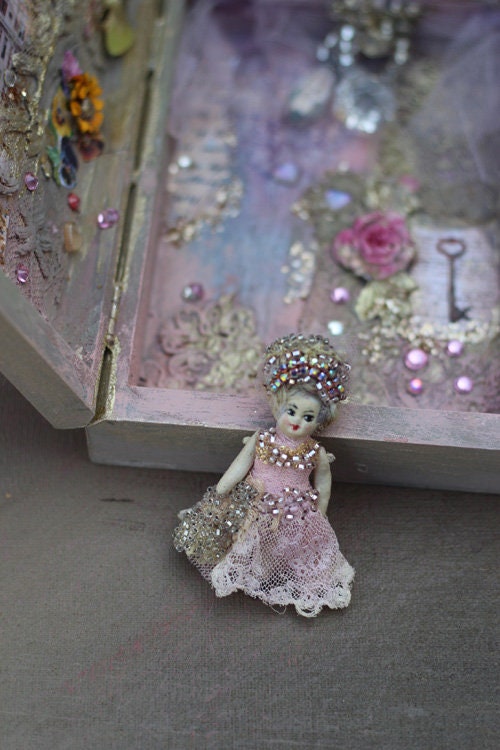 Original Art Shadow Box "fairy Boudoir", Victorian Fairytale Inspired ...