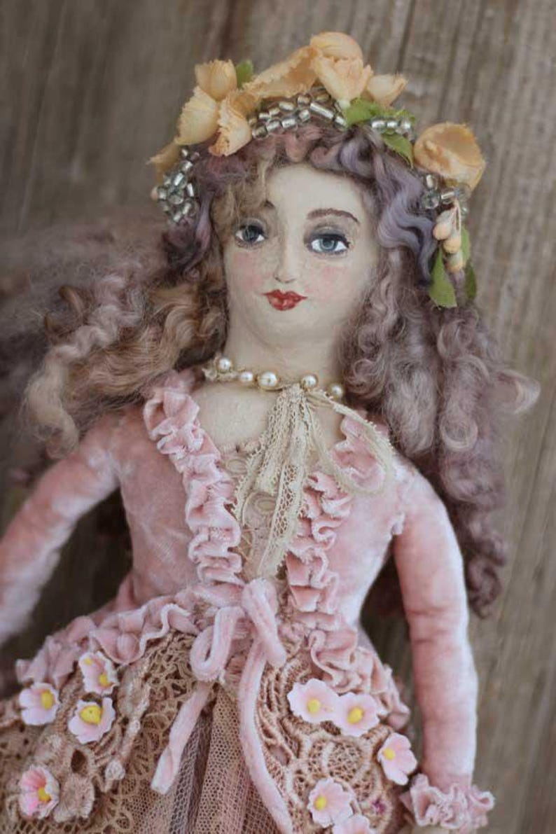 Art Doll, Collectible Doll "miss Helena" Heirloom Doll With Hand ...