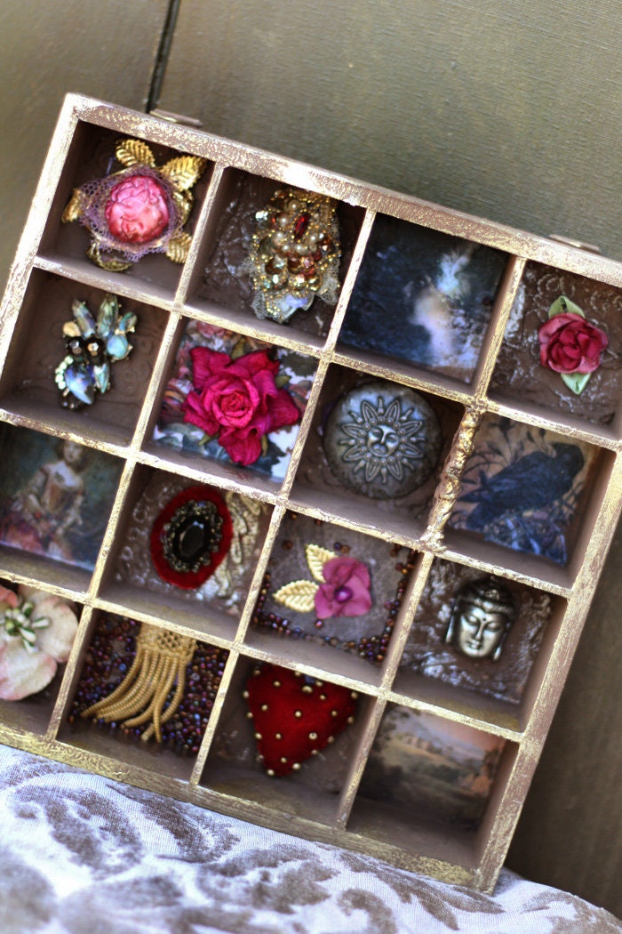 Shadow Box, Moodboard, victorian Original Art, Collage With Found ...