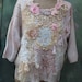 Artsy Boho Knit Jumper baroquish Hand Dyed Romantic Altered Couture ...
