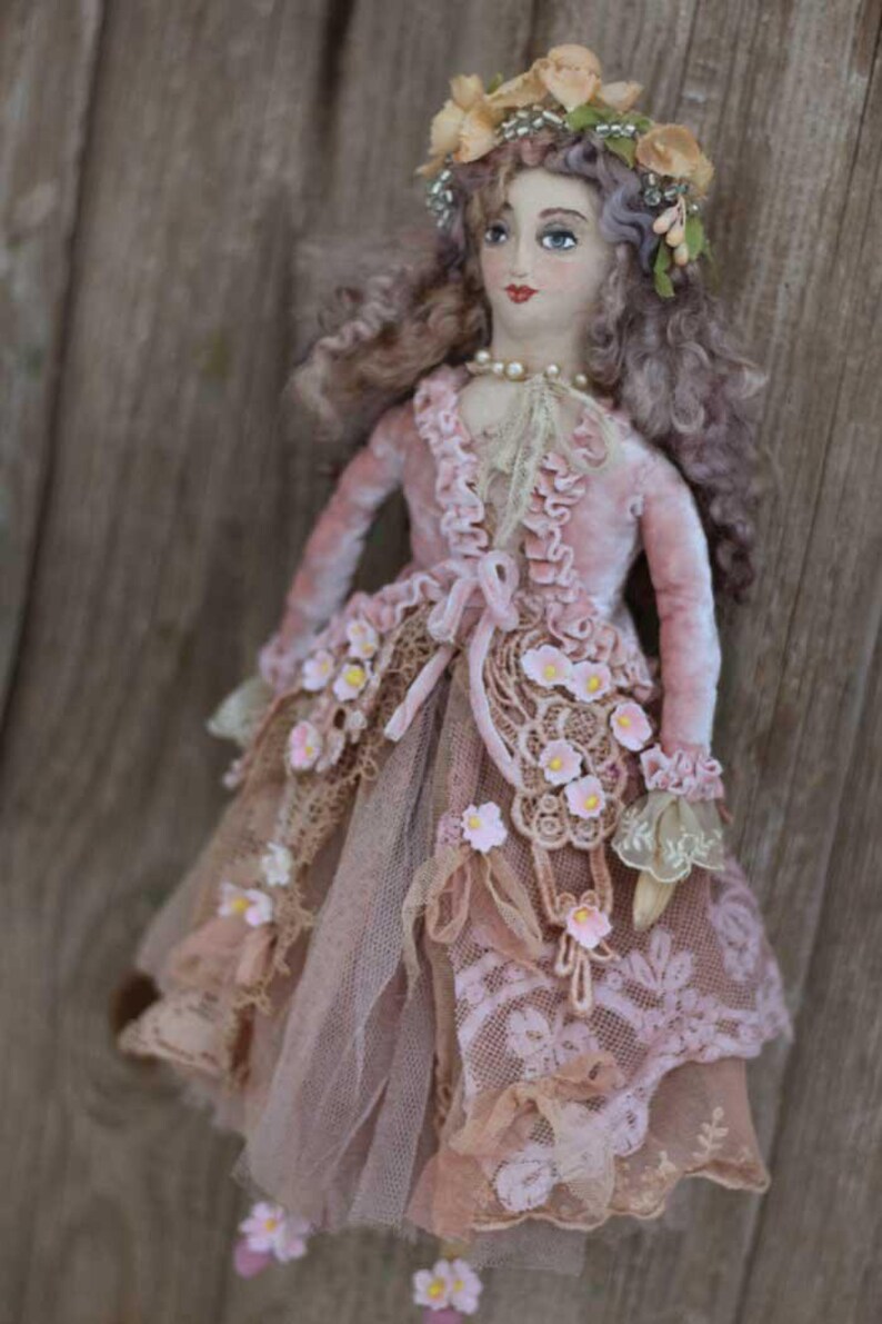 Art Doll, Collectible Doll "miss Helena" Heirloom Doll With Hand ...