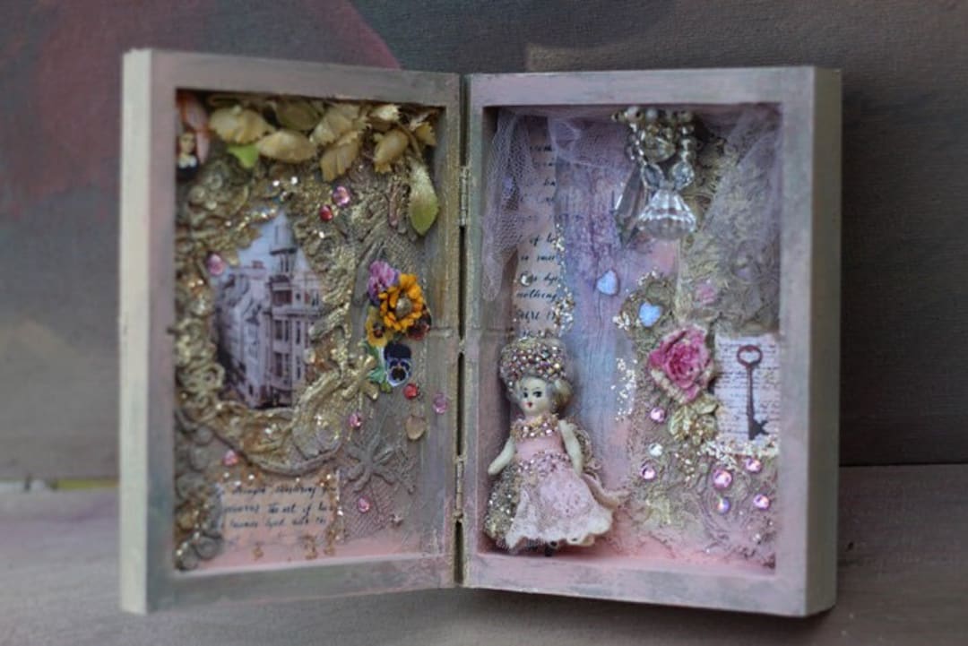 Original Art Shadow Box "fairy Boudoir", Victorian Fairytale Inspired ...