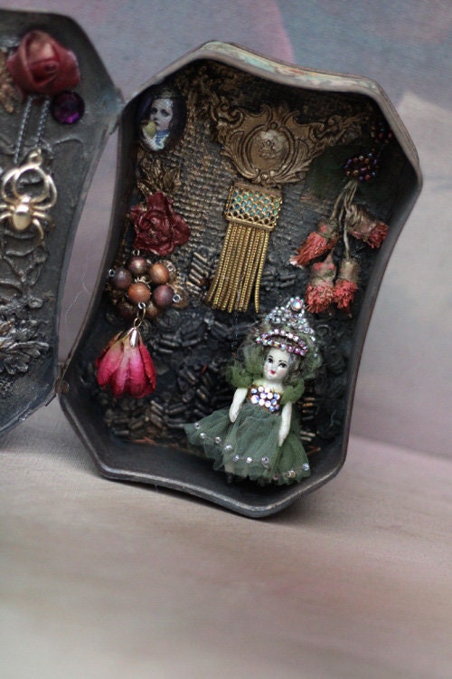 Original Art Shadow Box little Magic, Victorian Fairytale Inspired ...