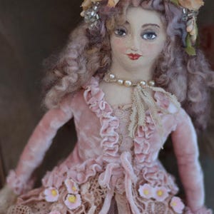 Art Doll, Collectible Doll "miss Helena" Heirloom Doll With Hand ...