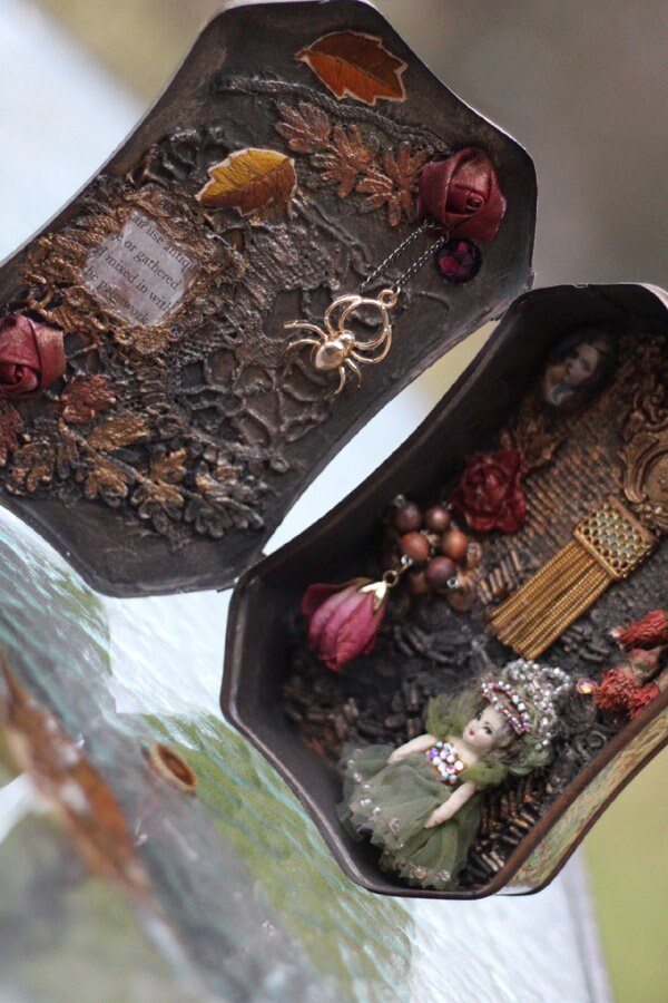 Original Art Shadow Box little Magic, Victorian Fairytale Inspired ...