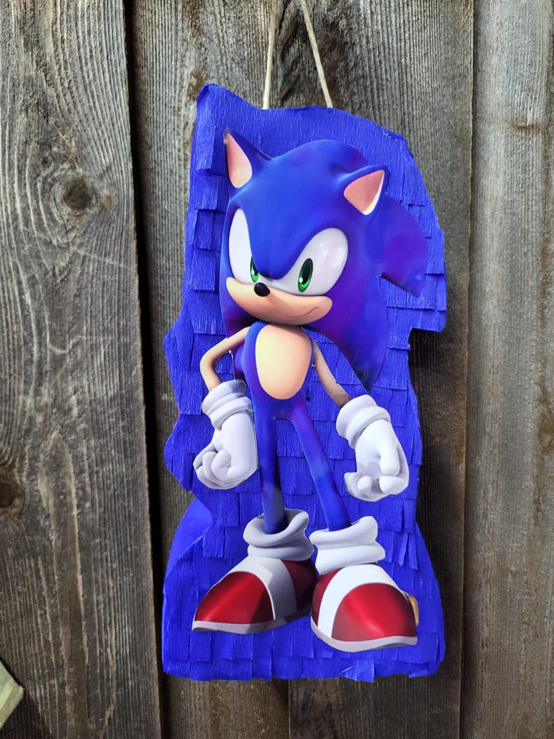 Handmade Sonic Piñata - Etsy