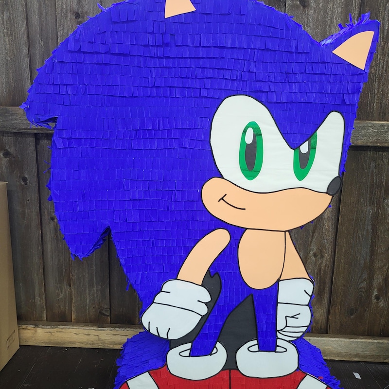Sonic the Hedgehog Pinata - Etsy