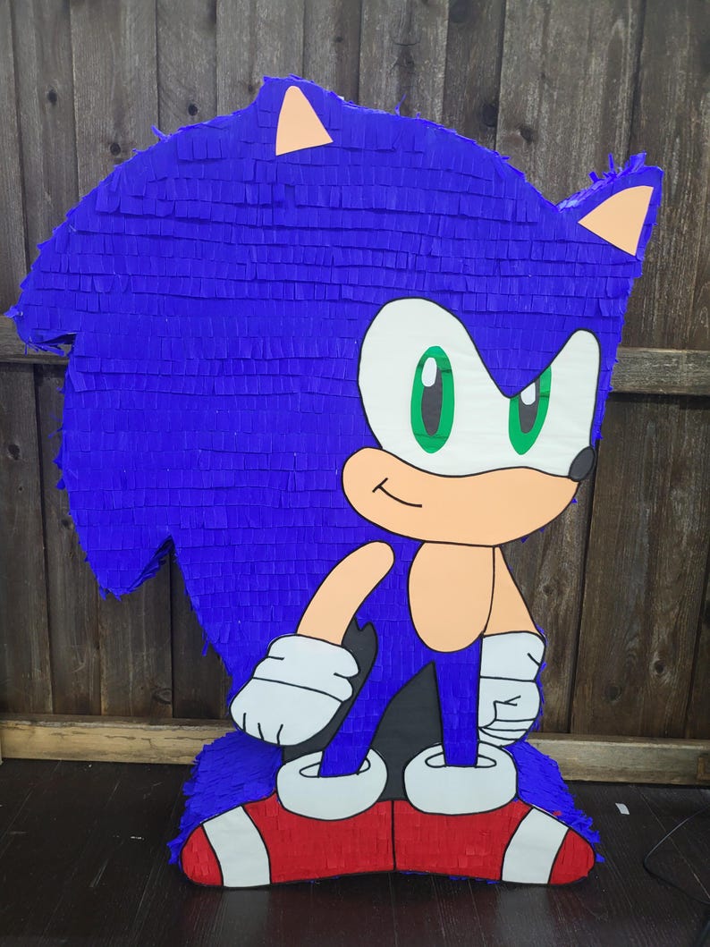 Handmade Sonic Piñata - Etsy
