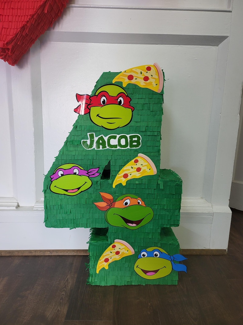 Ninja Turtle Piñata - Etsy