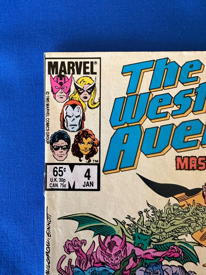 4 F the West Coast Avengers Key Comic fine Master - Etsy