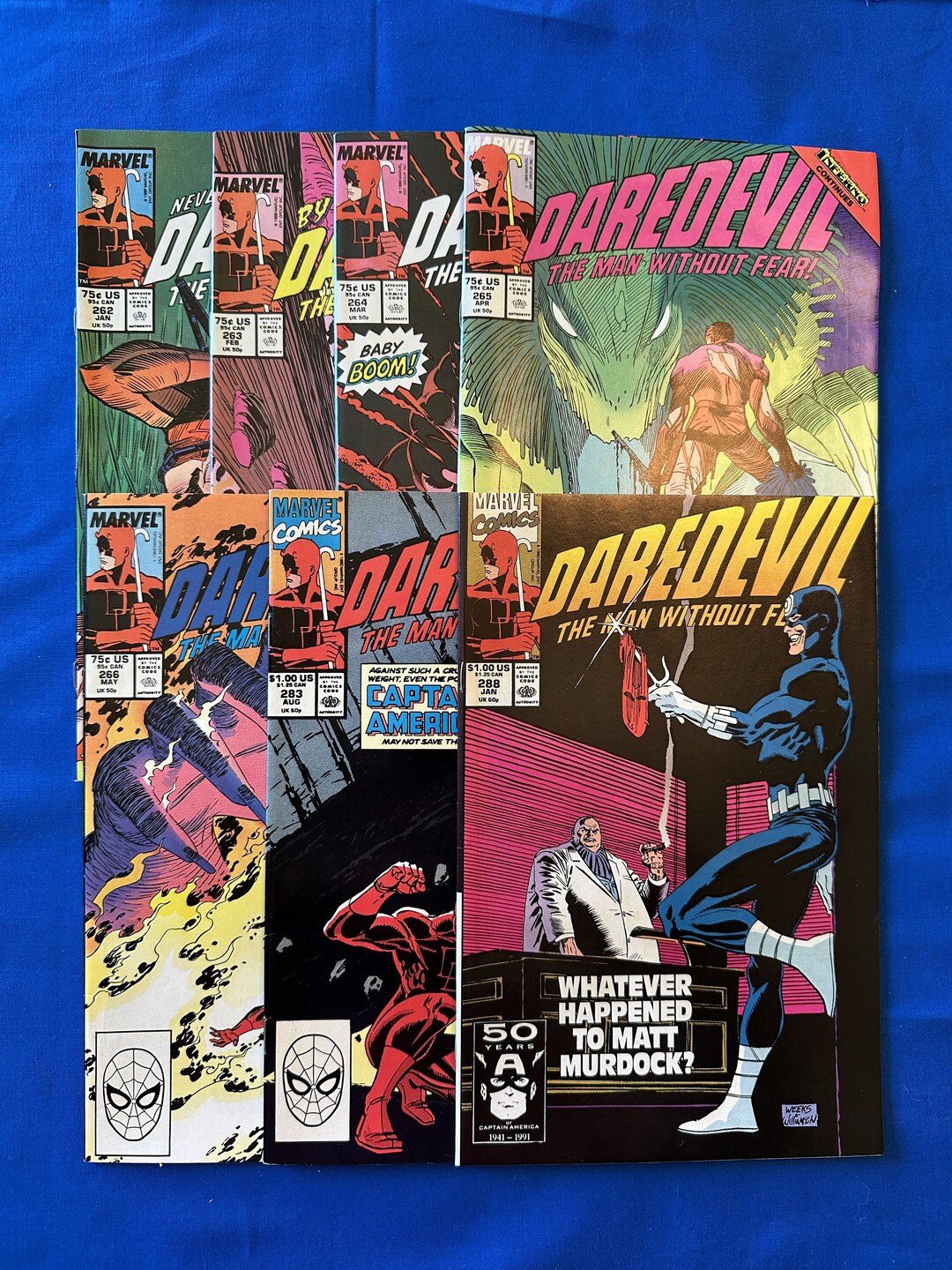 Daredevil - Pick an Issue - 262 263 264 265 266 283 288 - Marvel Comic ...