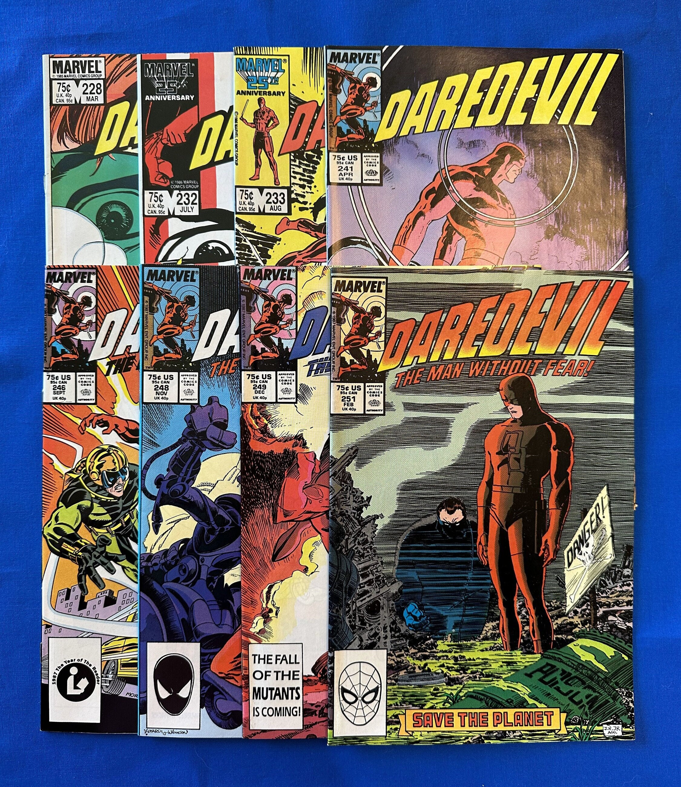 Daredevil Pick an Issue 228 232 233 241 246 248 249 251 Very Fine Fine ...