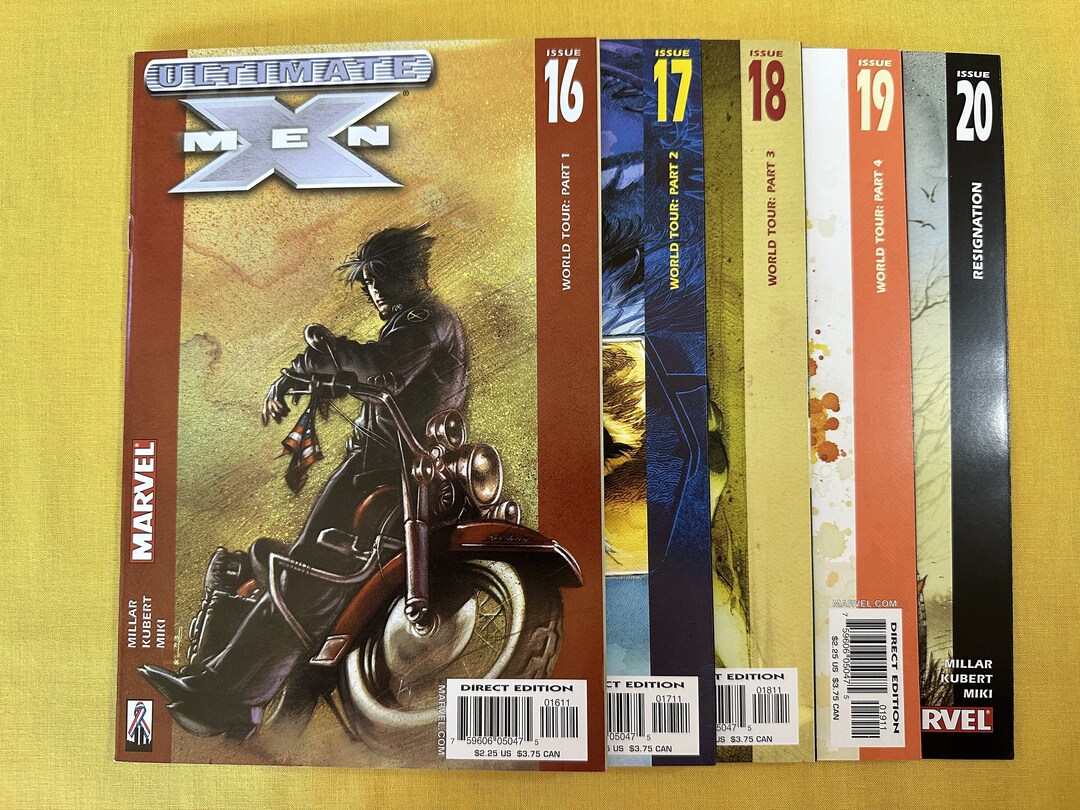 World Tour Storyline - Ultimate X-men - All 4 Parts +bonus - Near Mint ...