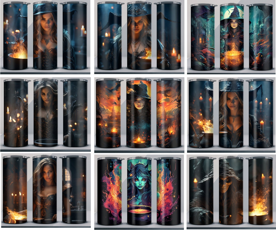 Witches Brew Bundle, Sublimation Tumbler Bundle Wrap, Custom ...
