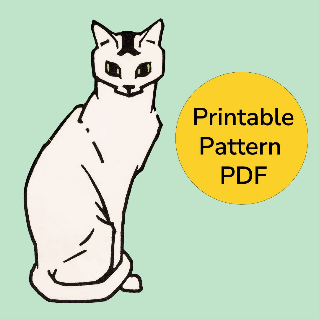 The Sphynx: Printable Cross Stitch Pattern PDF Format Ready - Etsy
